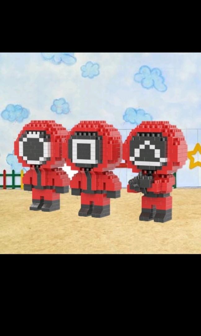 SC blocks squid game 3 in 1 mini building block nano block cute ...