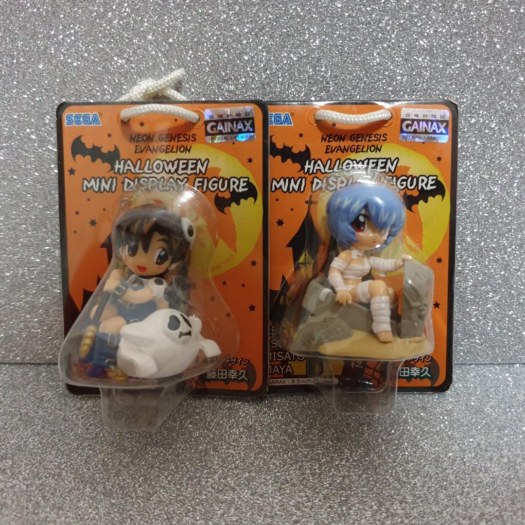 Sega Halloween Evangelion Neon Genesis Rei Asuka Pumpkin Horror figure ...
