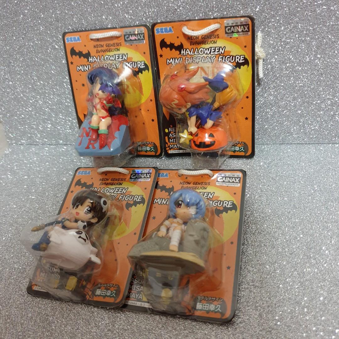 Sega Halloween Evangelion Neon Genesis Rei Asuka Pumpkin Horror figure ...
