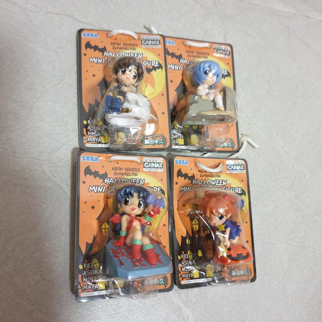 Sega Halloween Evangelion Neon Genesis Rei Asuka Pumpkin Horror figure ...
