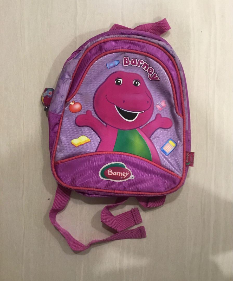 Small Barney Bag For Kid, Women's Fashion, Bags & Wallets, Backpacks on ...