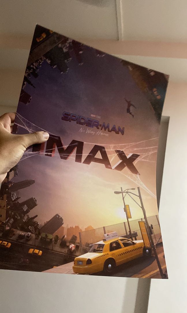 Spider man no way home IMAX poster, Hobbies & Toys, Memorabilia ...