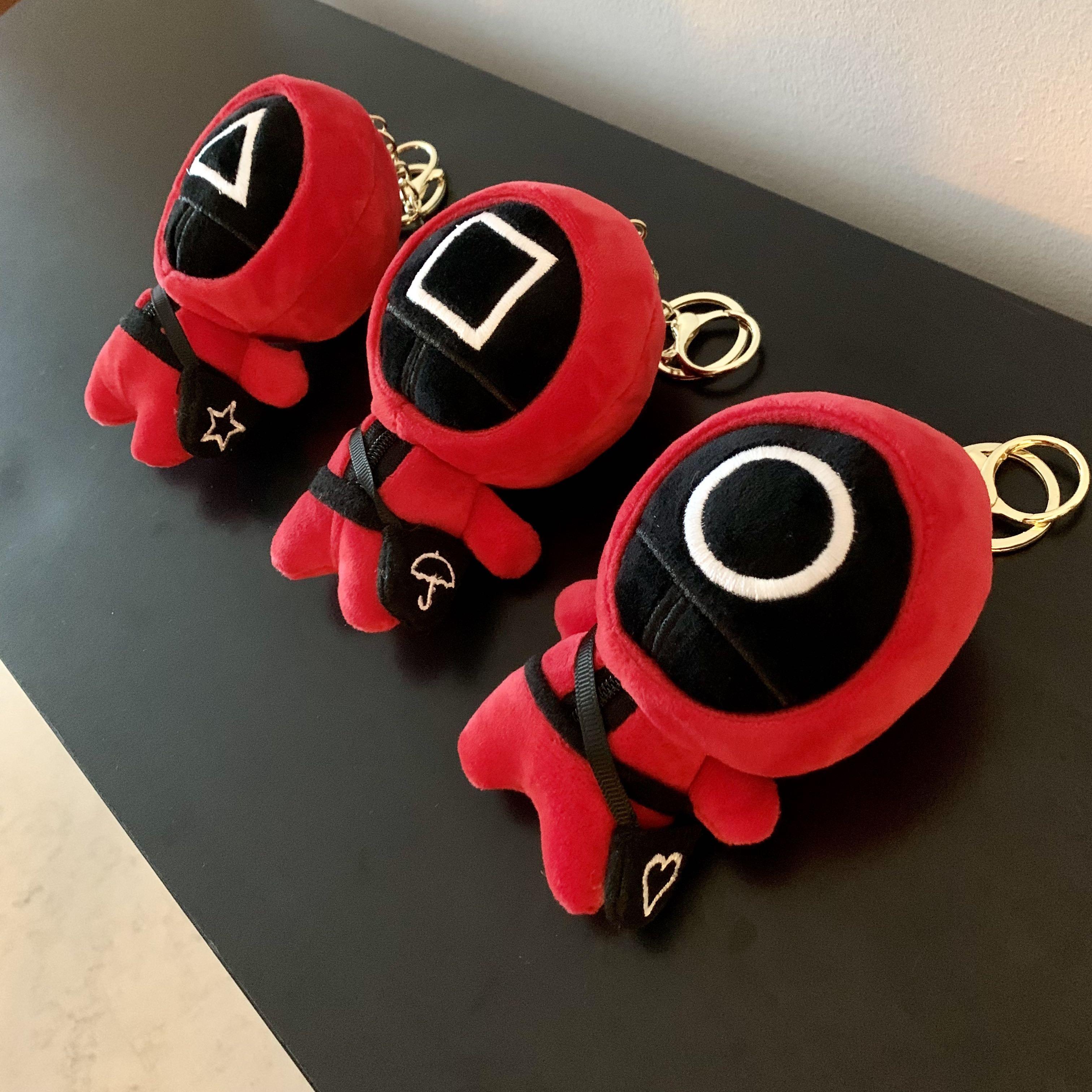 Squid Game Keychain Plush Set, Hobbies & Toys, Toys & Games on Carousell