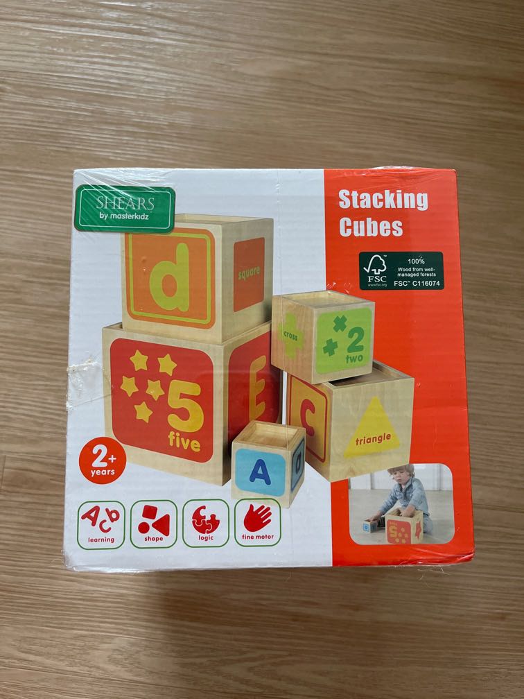 Stacking cubes, Babies & Kids, Infant Playtime on Carousell
