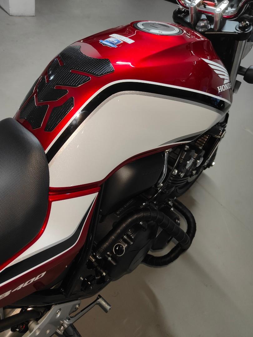 Tank Pad for CB400 with Installation, Motorcycles, Motorcycle ...