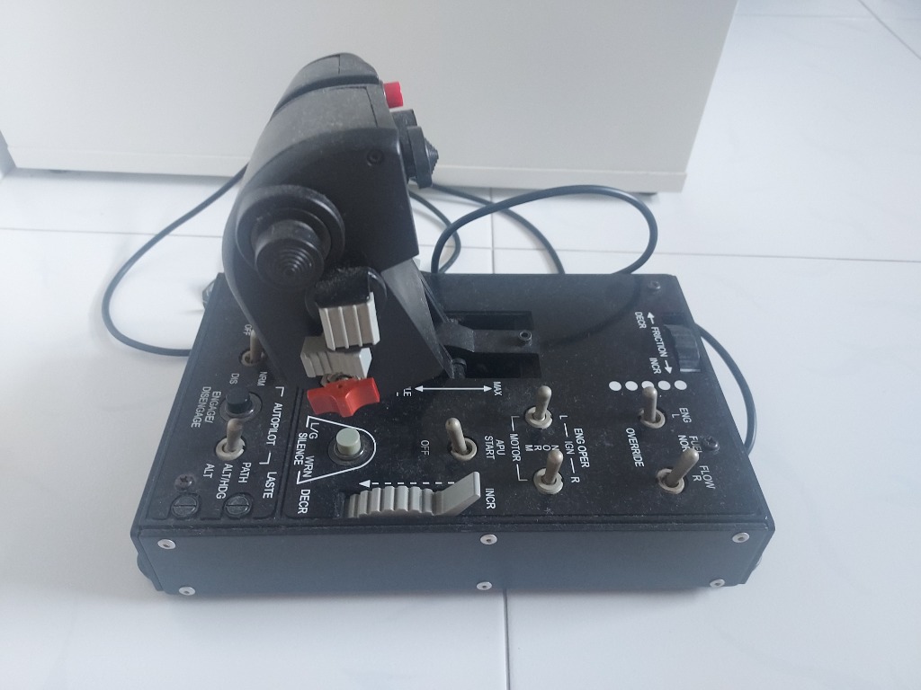 Thrustmaster HOTAS Warthog throttle, Video Gaming, Gaming Accessories ...