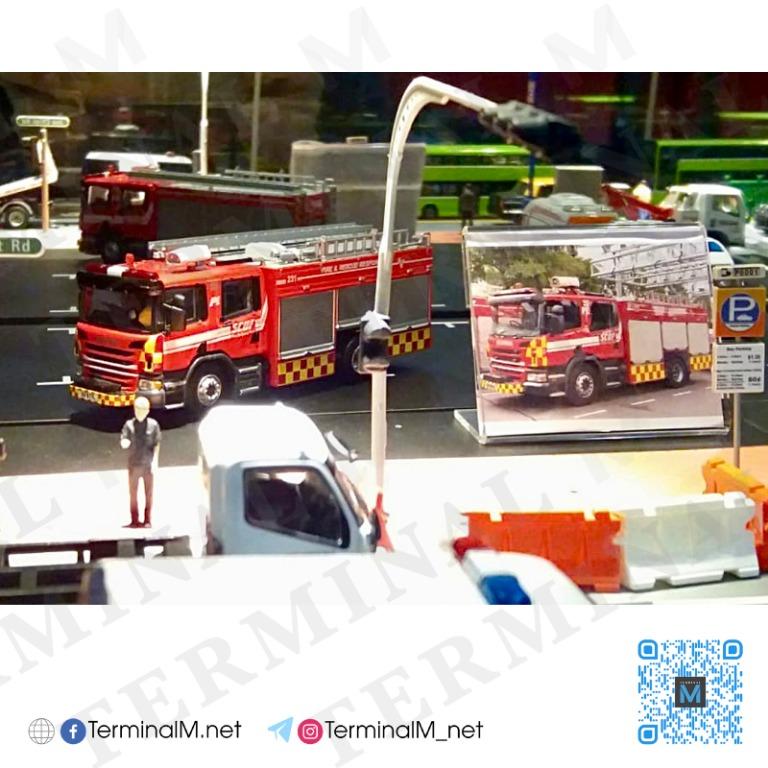 [Tiny Authorised Reseller] Tiny SG08 Singapore Civil Defence Force SCDF SCANIA Pump Ladder ...