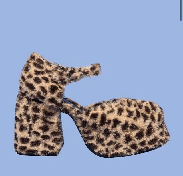 unif leopard stace platforms, Women's Fashion, Footwear, Heels on Carousell