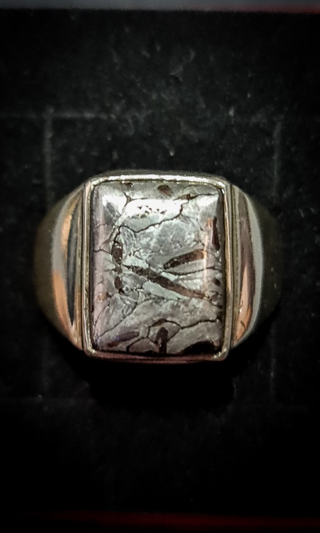 Uruacu Iron Meteorite Ring (VERY RARE), Luxury, Accessories on Carousell