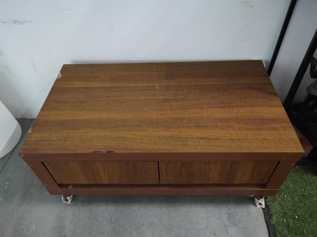 USED Wooden Coffee Table, Furniture & Home Living, Furniture, Tables ...