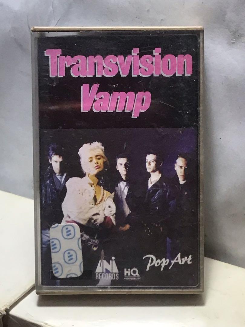 VINTAGE CASSETTE TAPE Transvision Vamp- Pop Art OOP KASET Anubis 80s ...