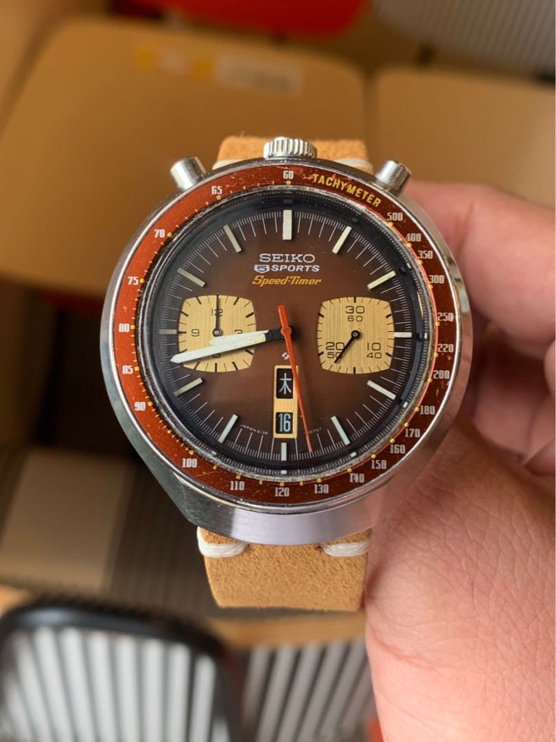 Vintage Seiko Bullhead Chronograph (JDM), Men's Fashion, Watches ...