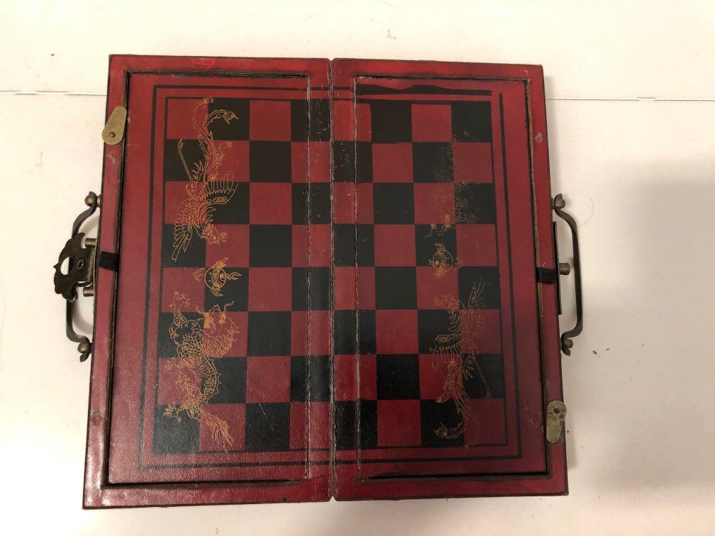 Vintage Traditional Chinese Chess Box, Hobbies & Toys, Memorabilia ...