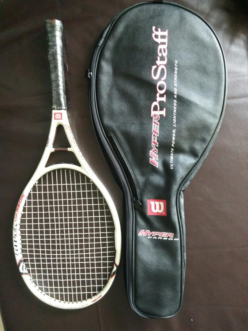 WILSON HYPER PRO STAFF 5.5 TENNIS RACKET, Sports Equipment, Sports ...