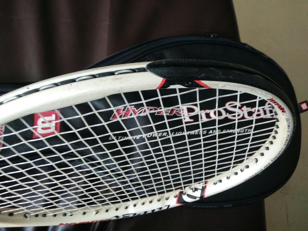 WILSON HYPER PRO STAFF 5.5 TENNIS RACKET, Sports Equipment, Sports ...