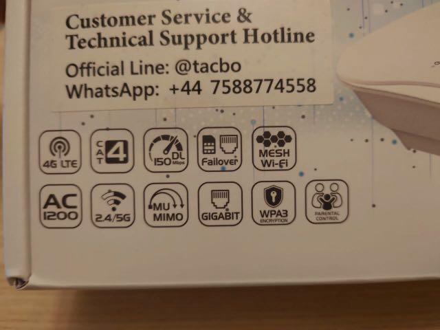 Wirelessys AC1200 4G LTE Mesh Router, 台灣牌子，台灣製造。, 電腦＆科技, 電腦周邊及配件, Wifi及 ...