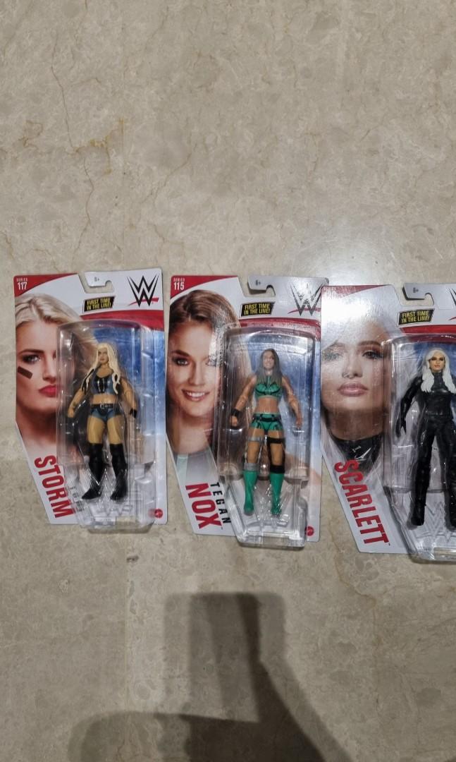 WWE Mattel women figures Scarlett, Tegan Nox and Toni Storm, Hobbies ...