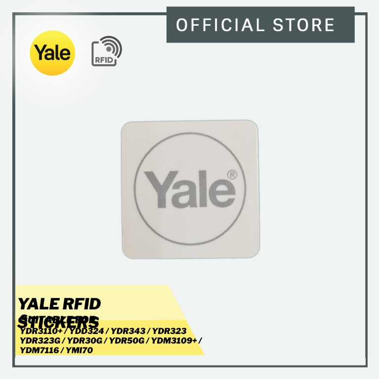 YALE RFID STICKERS (SKU:YL92), Furniture & Home Living, Security ...