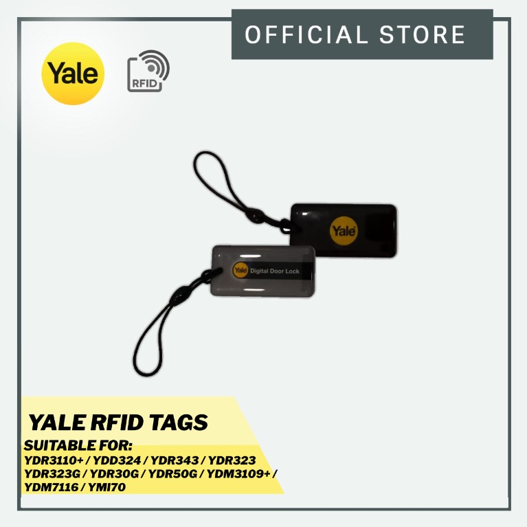 Yale RFID Tag for Digital Locks (1 piece Only) (SKU:YL280), Furniture ...