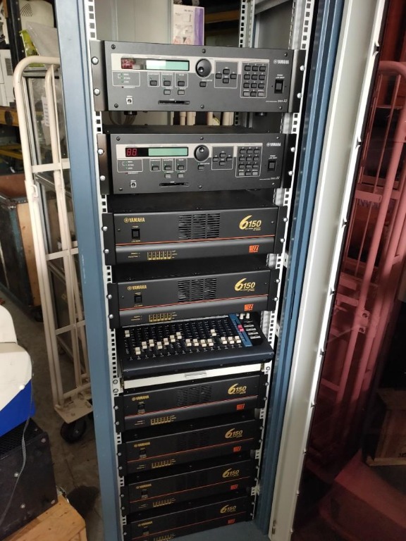 Yamaha Amplifier & Mixer System With AV Rack for sale @ $3000 per lot ...