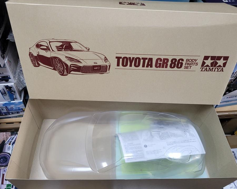 1/10 TOYOTA GR 86 RC BODY SET TAMIYA 51666, 興趣及遊戲, 玩具 & 遊戲類 - Carousell