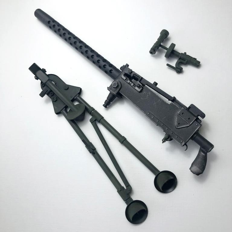 1/6 Scale Soldier Story WWII US 442nd Infantry Metal Machine Gun for 12 ...