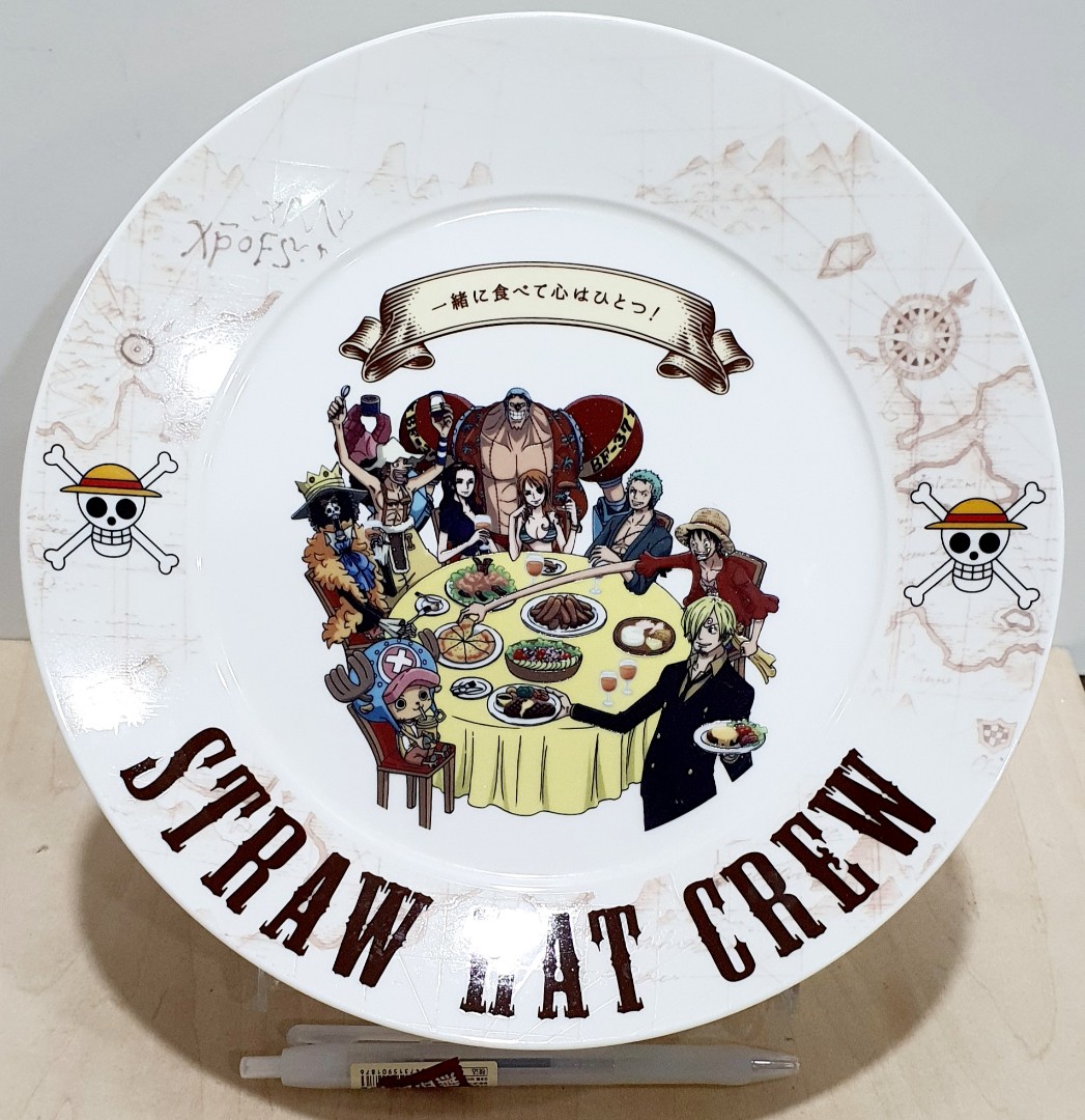 24cm One Piece characters plate, Furniture & Home Living, Kitchenware ...