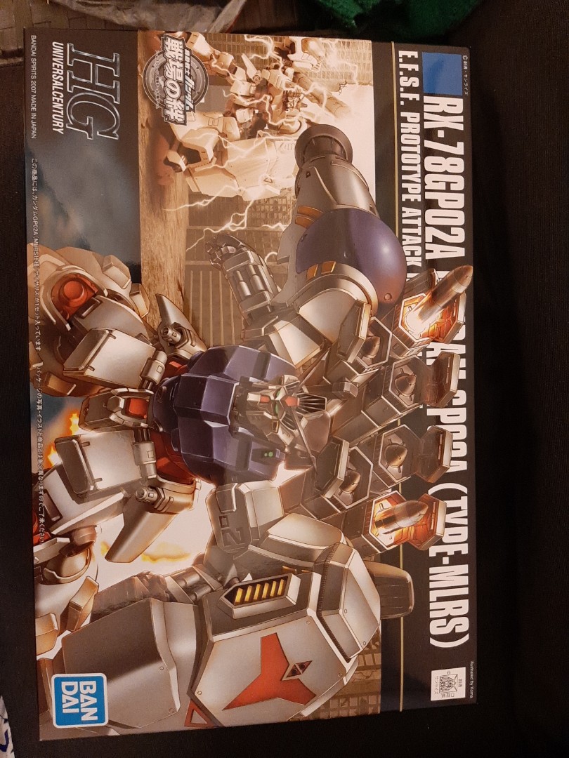 全新 HG 1:144 gundam gp 02a MLRS gp-02 高達 模型 0083 戰場之絆 mg rg pg, 興趣及遊戲 ...
