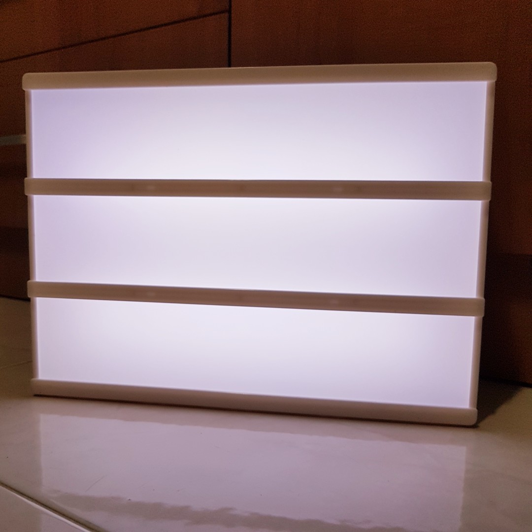 A4 Size LED Light Box with LED Light Cards (Battery Operated ...