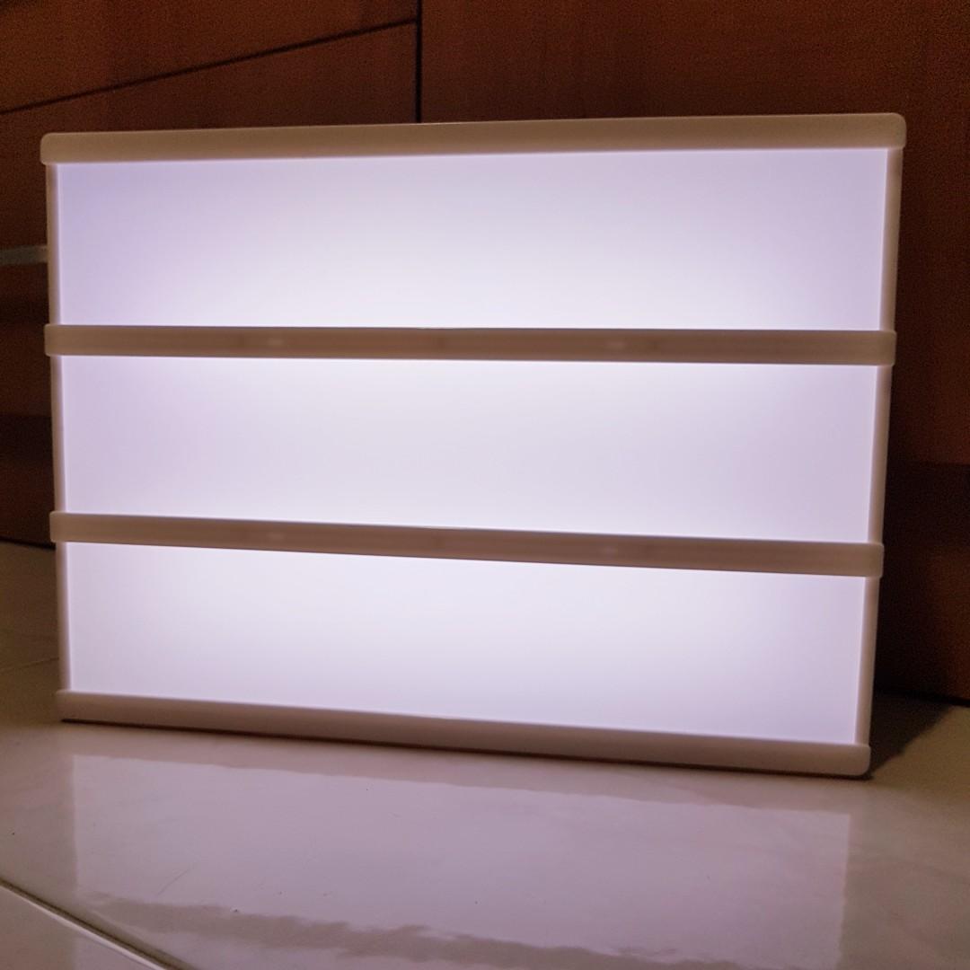 A4 Size LED Light Box with LED Light Cards (Battery Operated ...