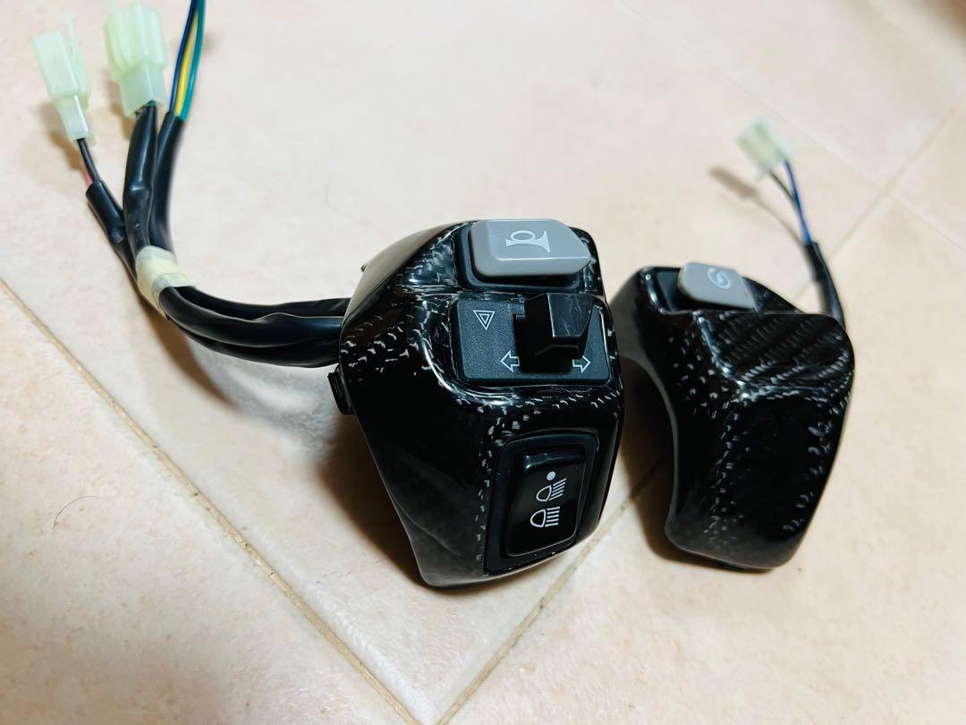 Aerox v1 carbon kevlar switch. (FOR NON KEYLESS), Motorcycles ...