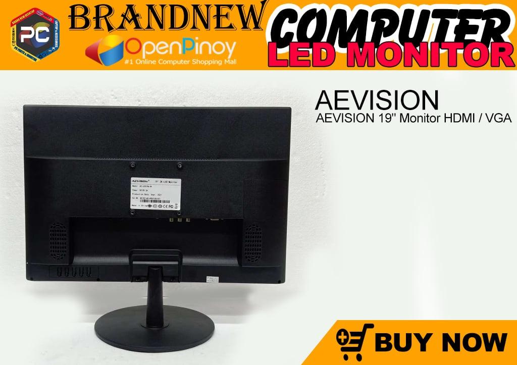 AEVISION 19" Monitor HDMI / VGA, Computers & Tech, Parts & Accessories ...