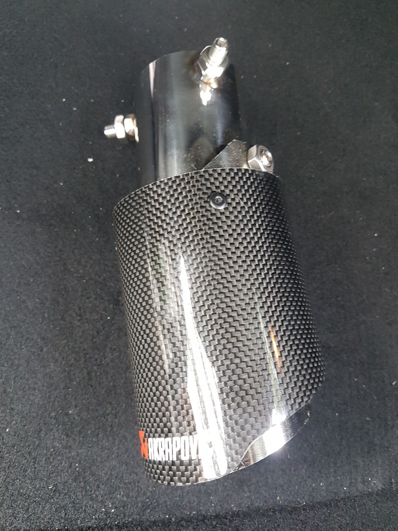 AKRAPOVIC EXHAUST TIP, Car Accessories, Accessories on Carousell