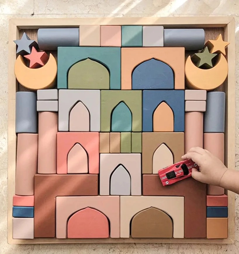 Aladdin Blocks Eid Grimm's Inspired 1001 nights, Hobbies & Toys, Toys ...