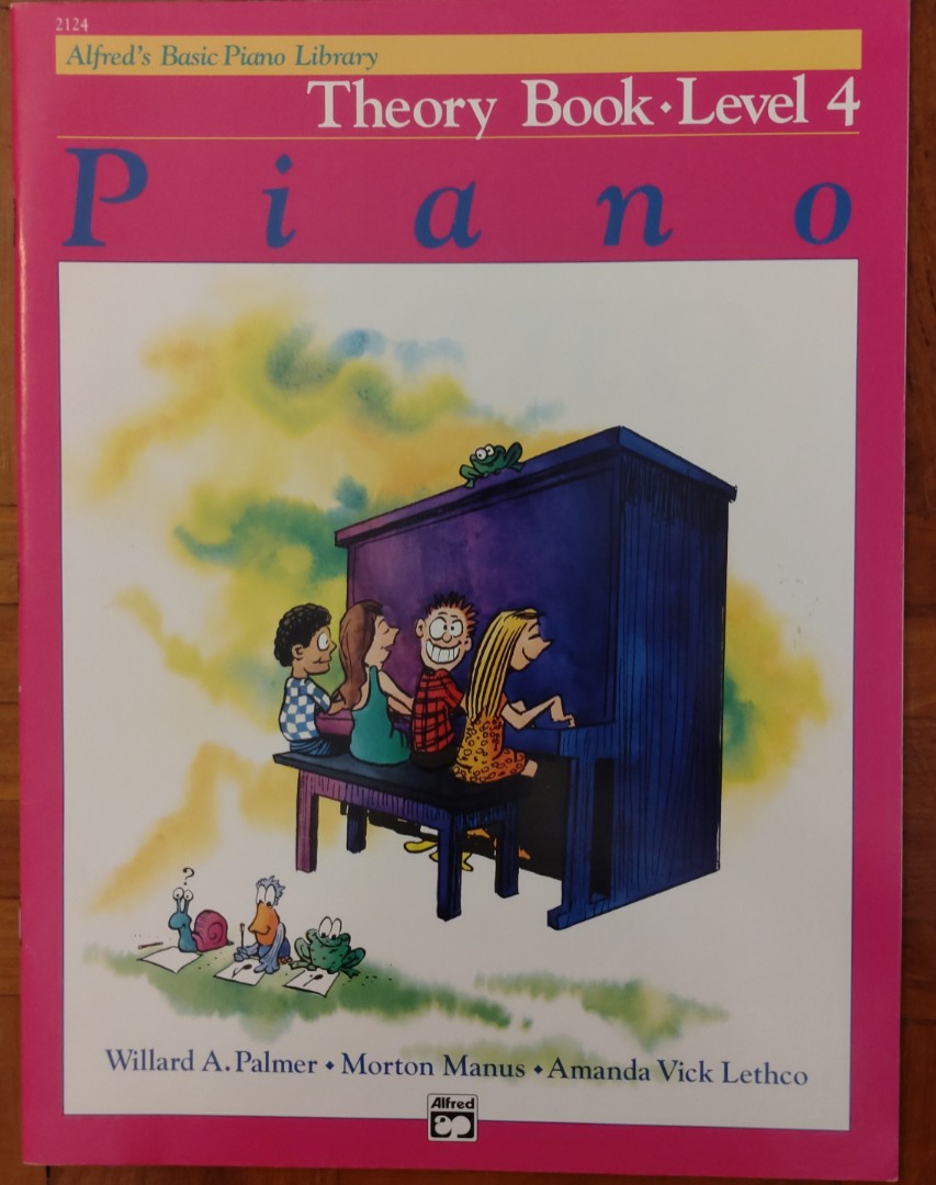 Alfred's Basic Piano Library Theory Book Level 4, 興趣及遊戲, 音樂、樂器 & 配件, 音樂 ...