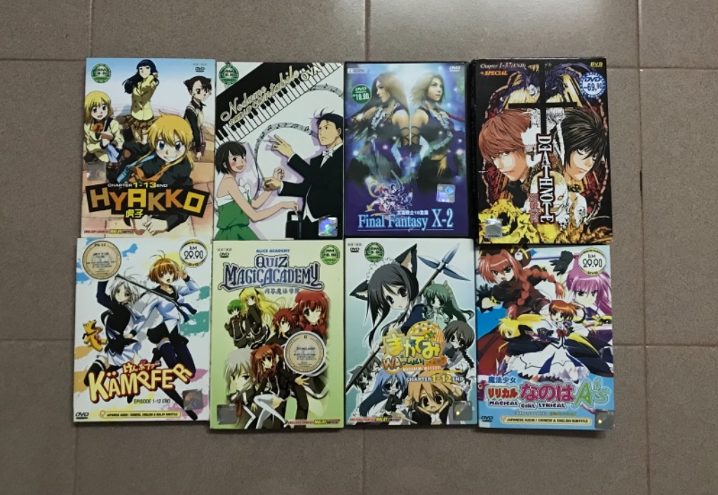 Anime DVD 动漫DVD, Hobbies & Toys, Music & Media, CDs & DVDs on Carousell