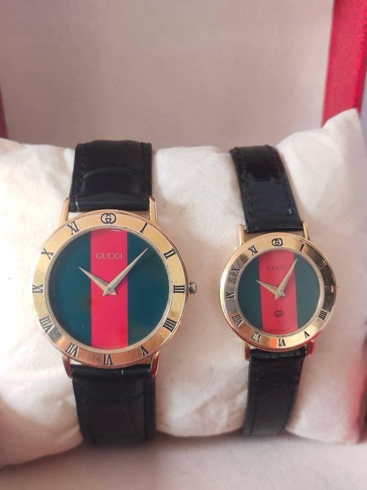 Auth Gucci Cherry Line Dial Couple Watch, Women's Fashion, Watches ...