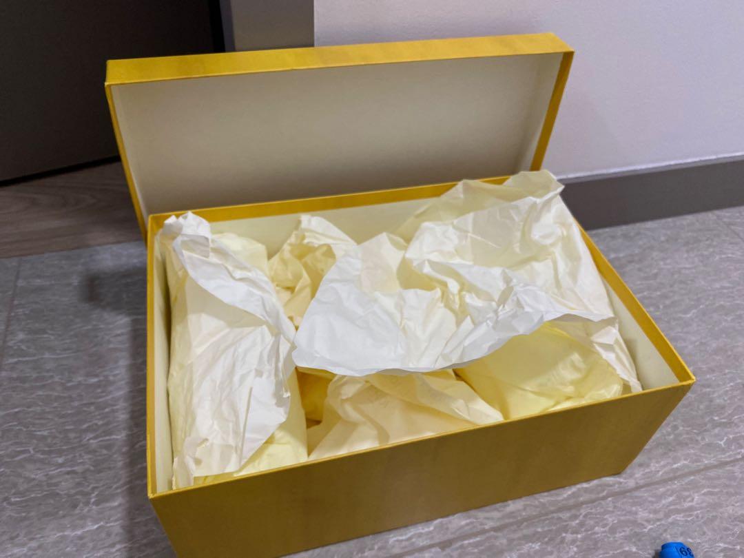 Authentic Fendi Shoe box, Furniture & Home Living, Home Improvement ...