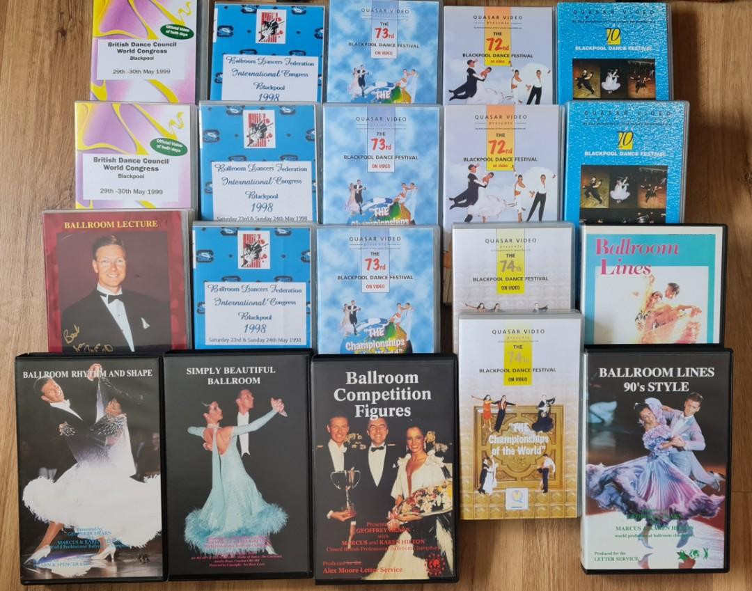 Ballroom Dance VHS tapes (40 pcs bundle), Hobbies & Toys, Memorabilia ...