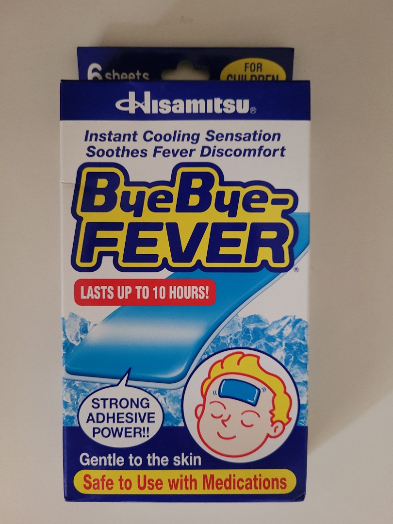 ByeBye Fever cooling sheet for fever, Babies & Kids, Baby Monitors on ...
