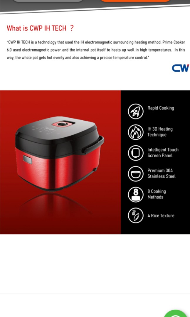 Cadware 5L prime rice cooker, TV & Home Appliances, Kitchen Appliances ...