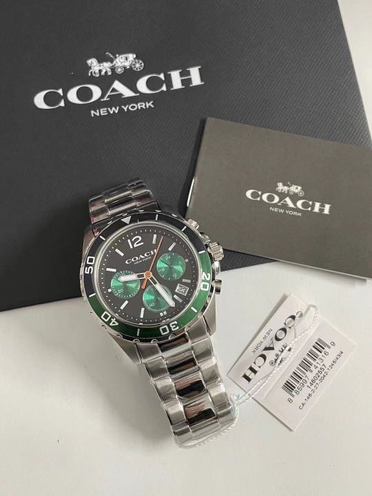 Coach Kent Black Men's Watch (14602557), Men's Fashion, Watches ...