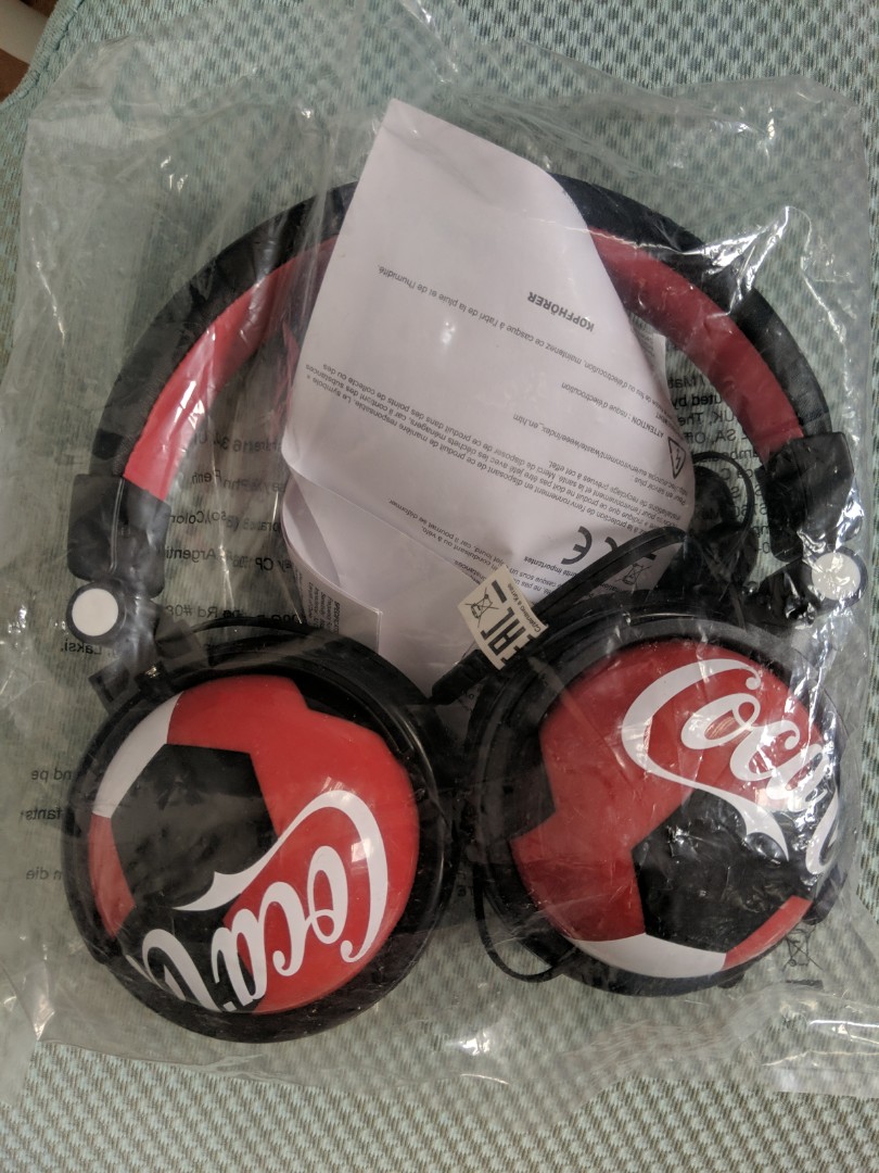 Coca Cola Headset, Audio, Headphones & Headsets on Carousell