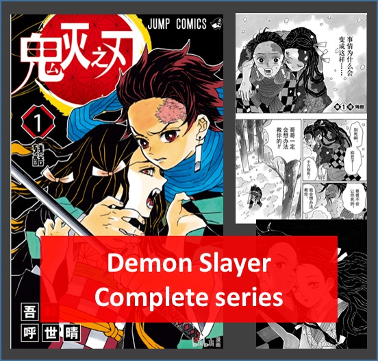 Demon Slayer comic book, Hobbies & Toys, Books & Magazines, Comics ...