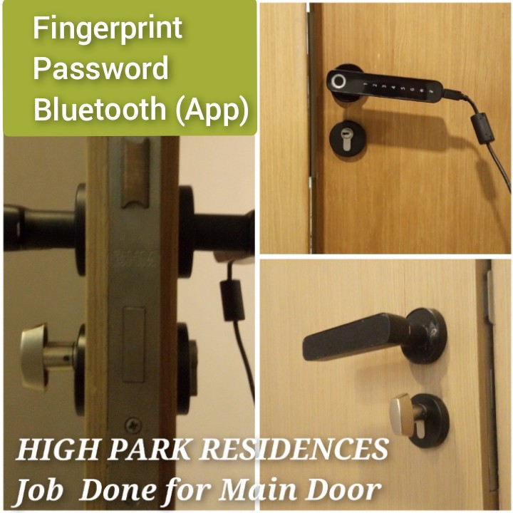Global UniLock Digital Keyless Biometric Smart Door Lock G30-21 for ...