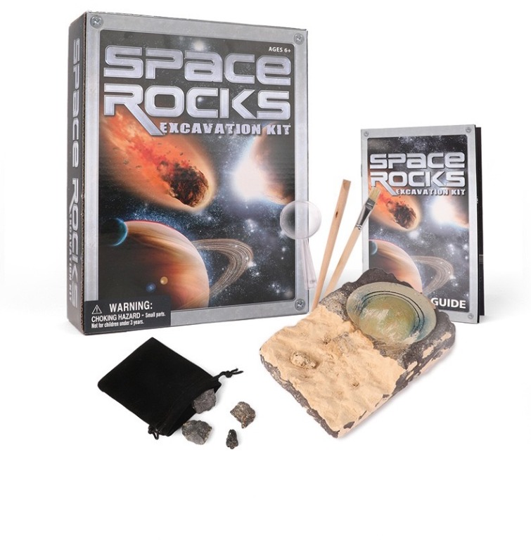 DIY Space Rocks Dig Kit Excavation Discovery Kit for Kids Educational ...