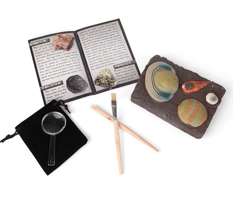 DIY Space Rocks Dig Kit Excavation Discovery Kit for Kids Educational ...