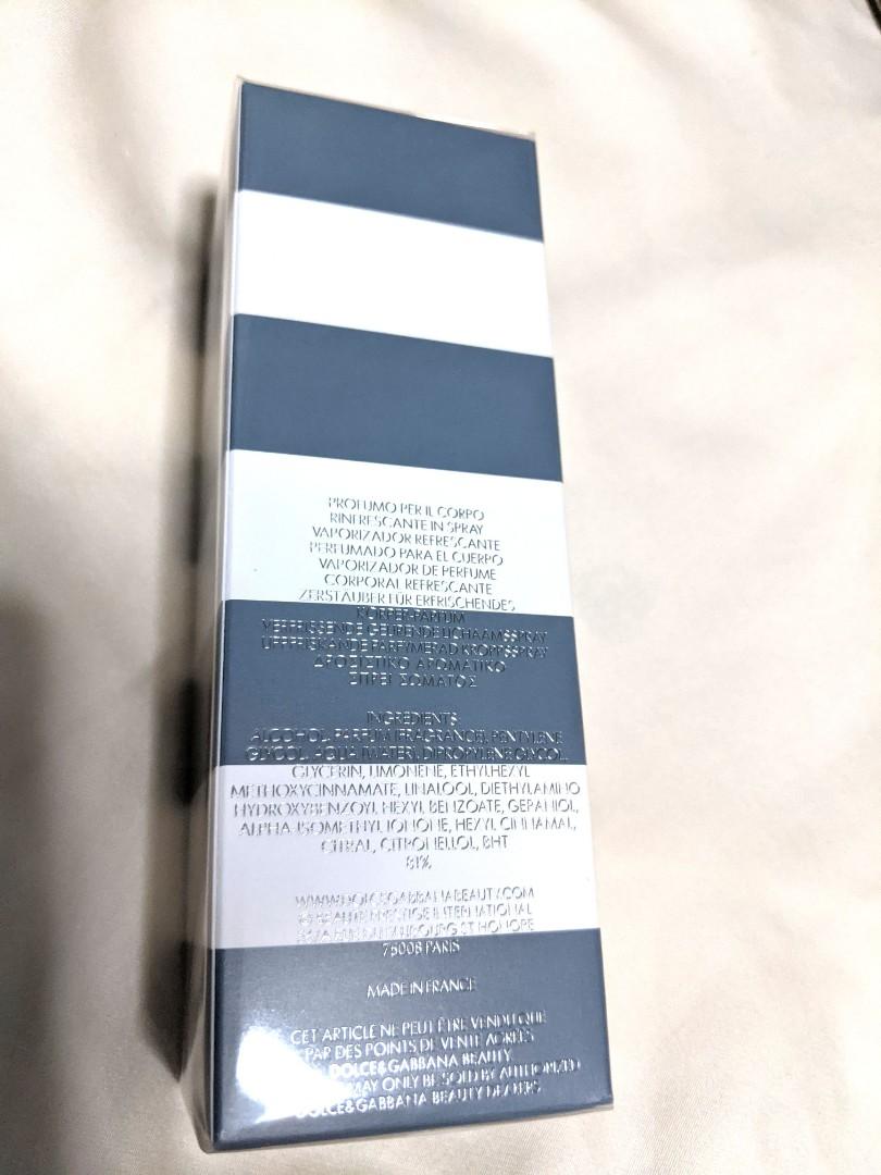 Dolce & Gabbana Light Blue Body Spray, Beauty & Personal Care ...
