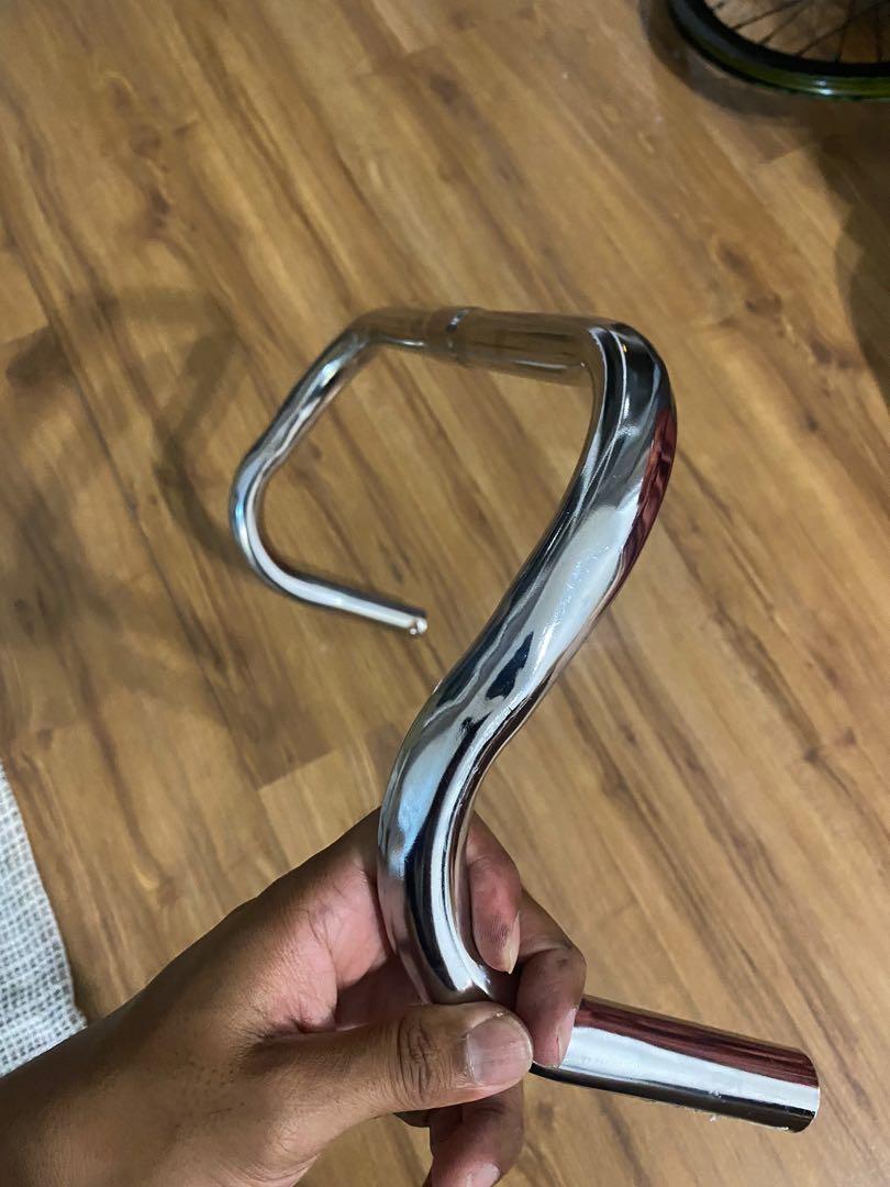 drop bar handle fixie / minivelo chrome, Sports Equipment, Bicycles ...