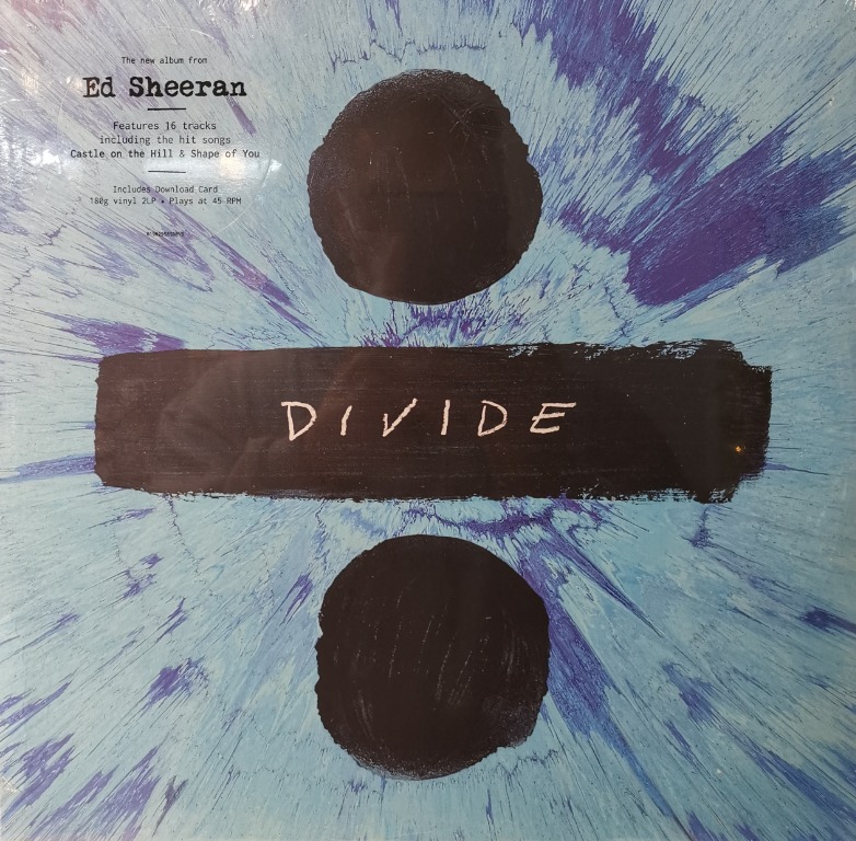 Ed Sheeran Divide 2LP 雙碟 黑膠唱片 全新 12" Vinyl LP NEW, 興趣及遊戲, 音樂、樂器 & 配件 ...